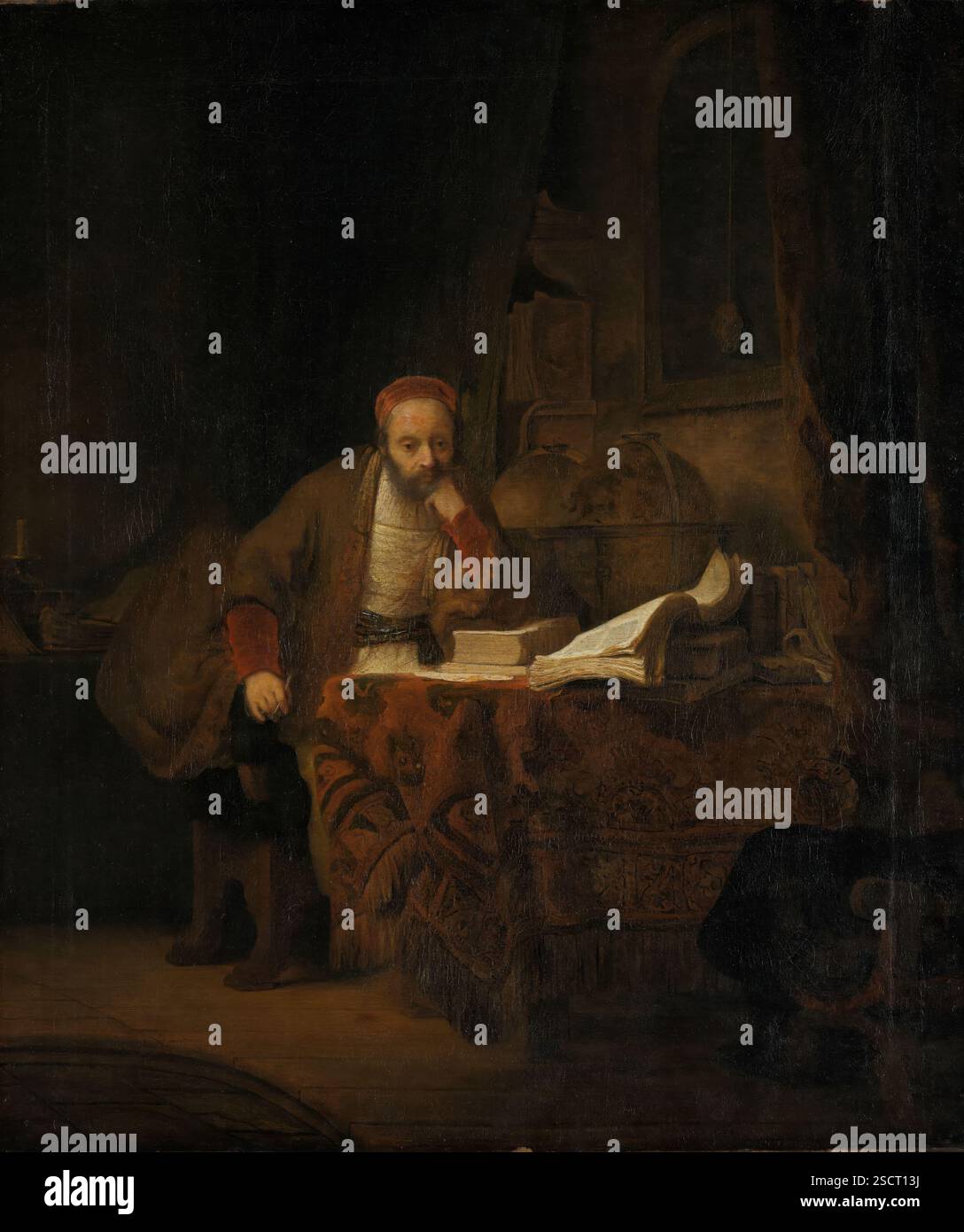 A Scholar in his Study, probably 1640s Stock Photo - Alamy