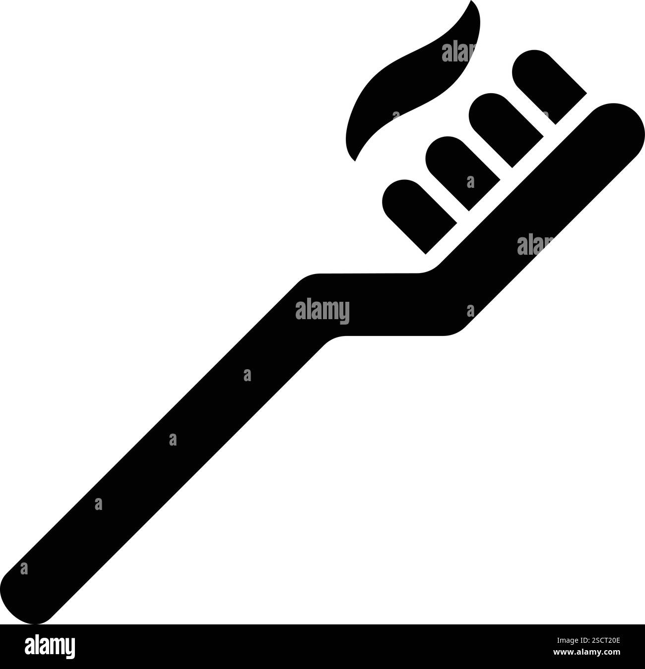 Toothbrush icons Black and White Stock Photos & Images - Alamy