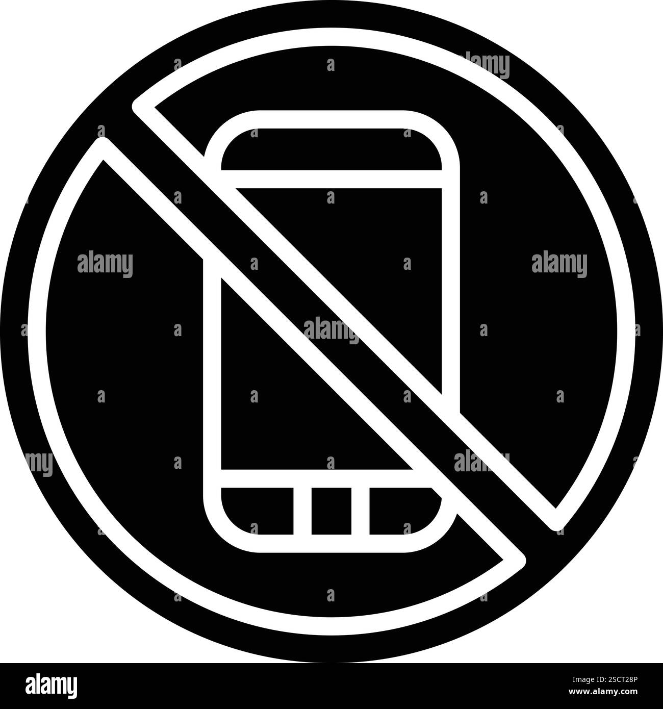 Mobile phones vector icon Black and White Stock Photos & Images - Alamy