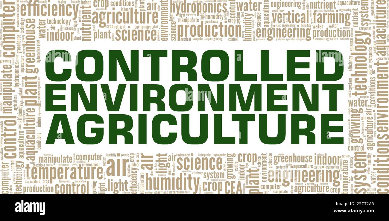 CEA - Controlled Environment Agriculture word cloud conceptual design ...