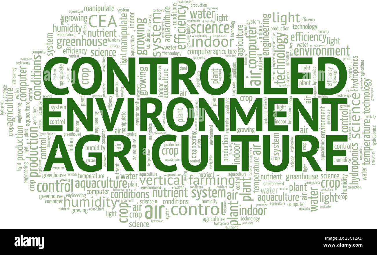 CEA - Controlled Environment Agriculture word cloud conceptual design ...