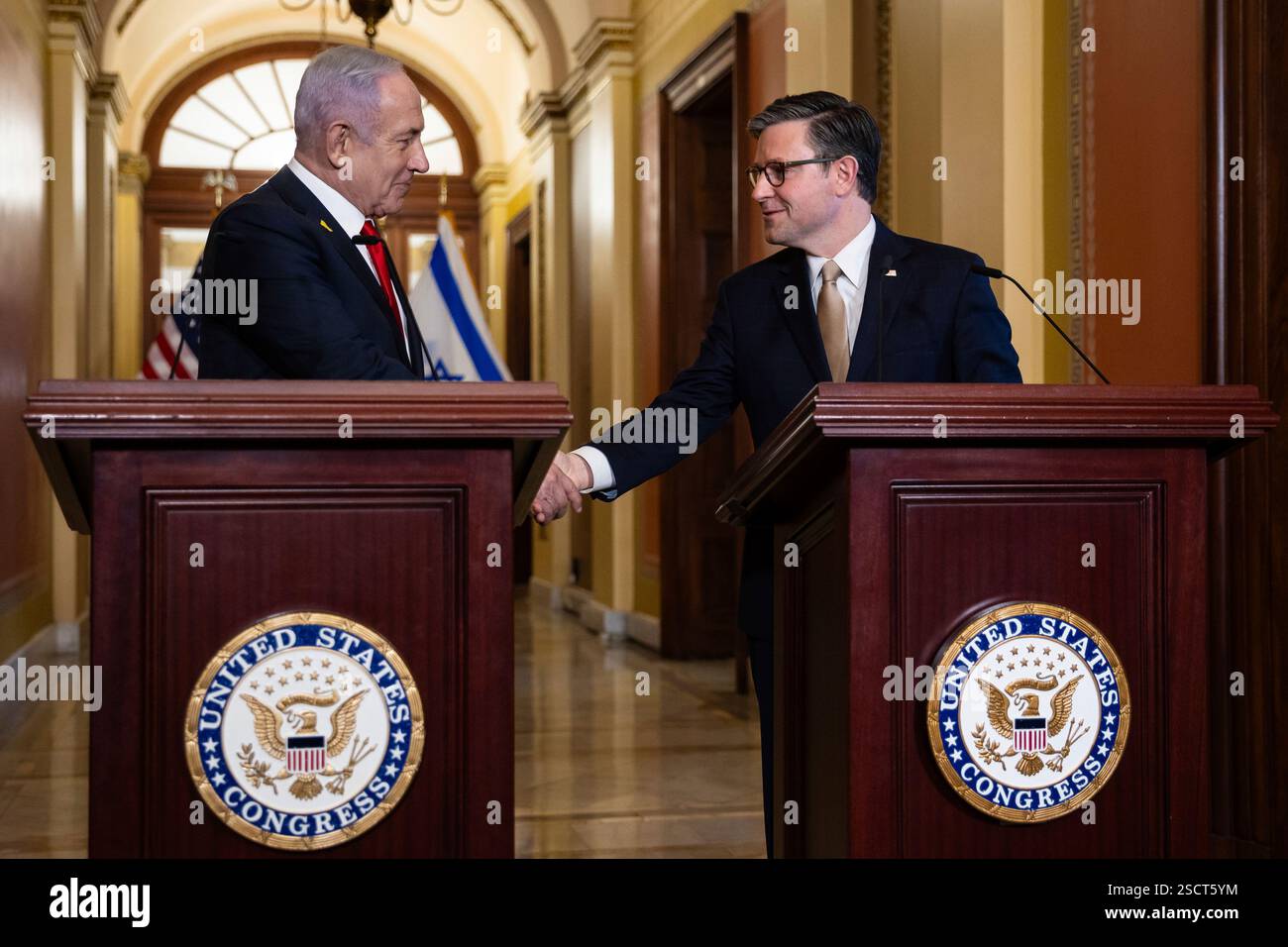 Isreali Prime Minister Benjamin Netanyahu and U.S. House Speaker Mike ...