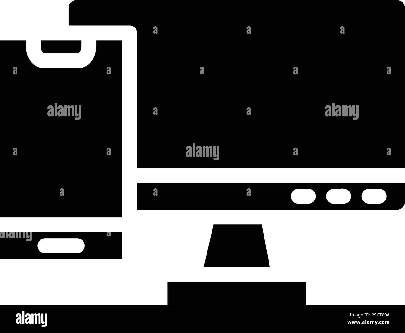 Responsive Vector Icon Design Illustration Stock Vector Image & Art - Alamy