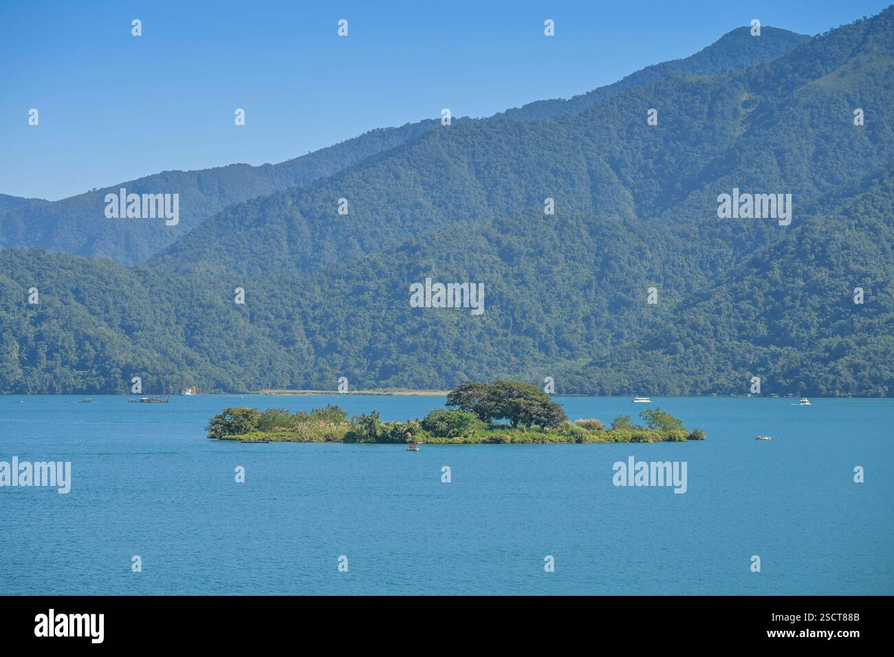 Lalu Insel, Sonne-Mond-See, Yuchi Township, Nantou County, Taiwan ...