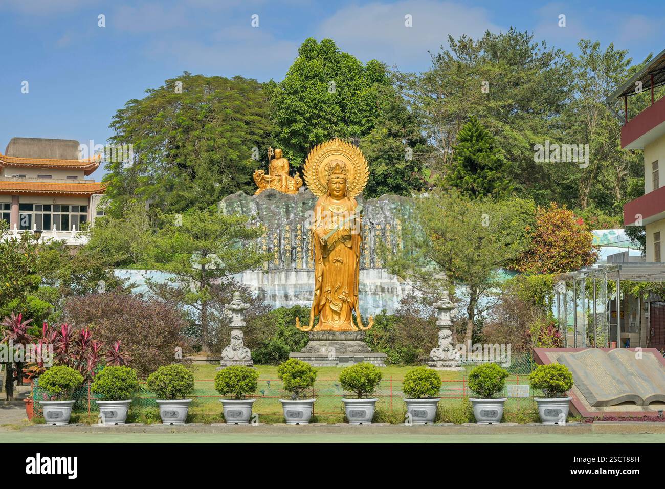 Buddha, Statue, Hushanyan Temple, Yanshan Rd, Douliu City, Yunlin ...