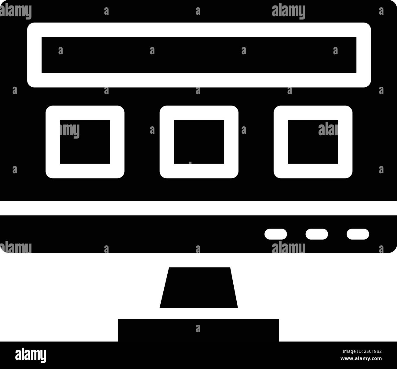 Ui design Vector Icon Design Illustration Stock Vector Image & Art - Alamy