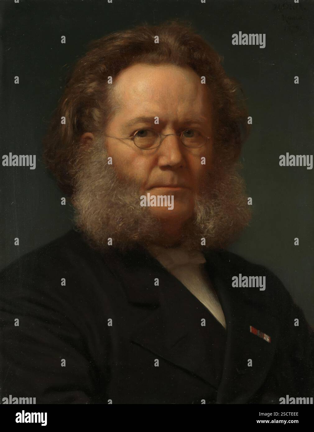 Henrik Ibsen, 1879 Stock Photo - Alamy