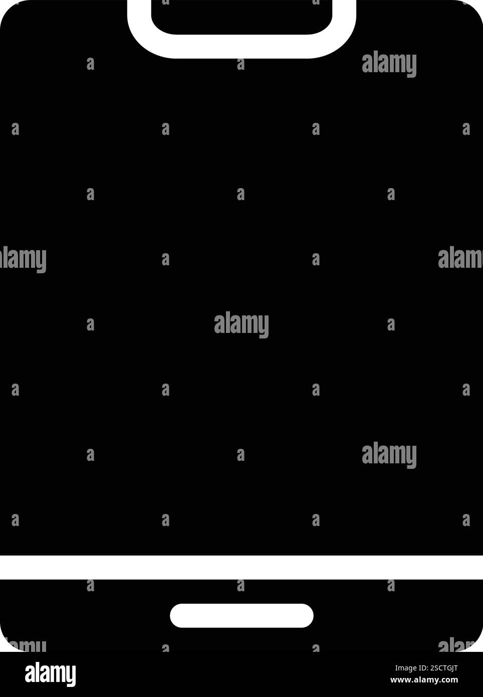 Tablet icon vector glyph Cut Out Stock Images & Pictures - Alamy