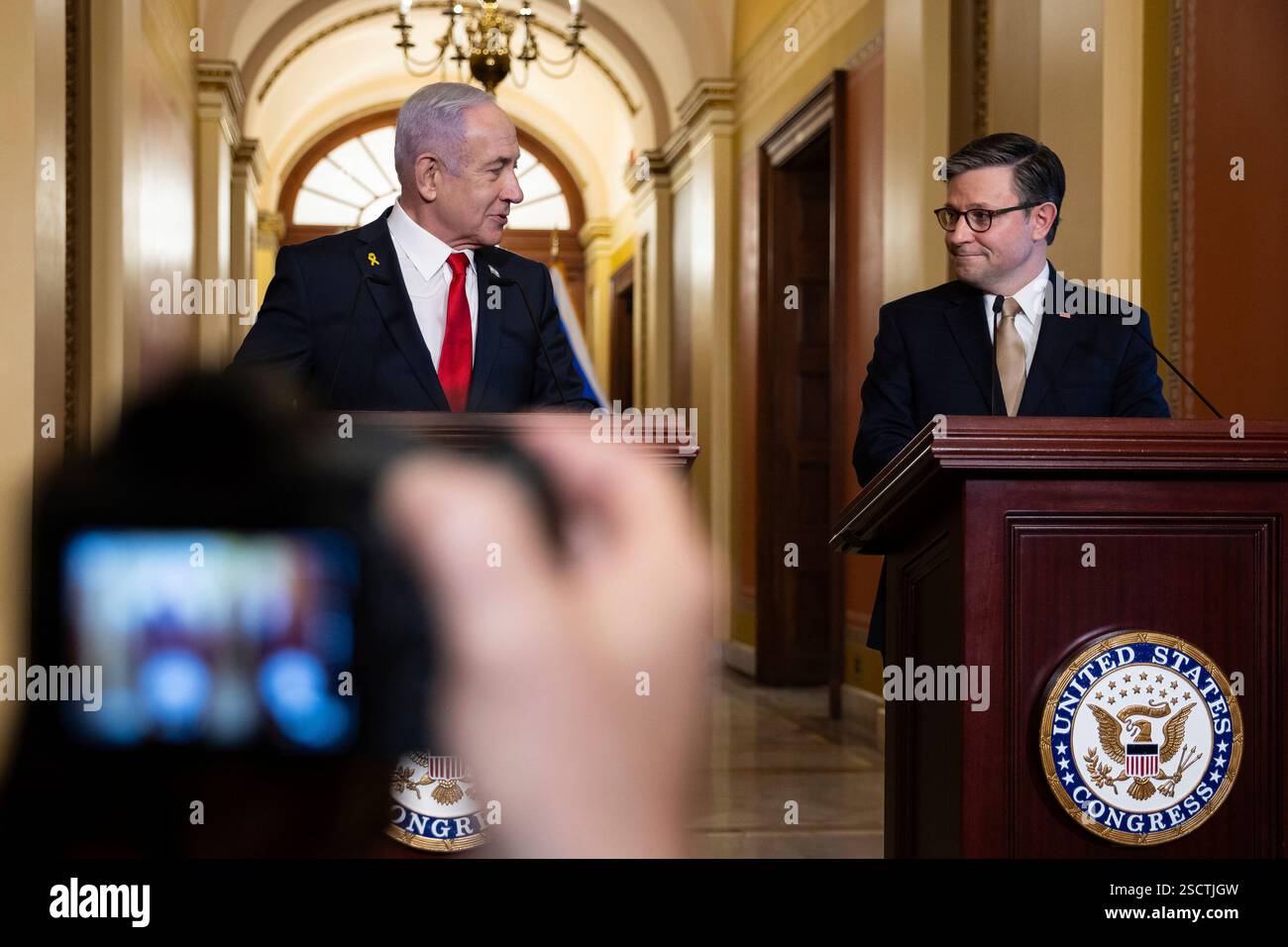 Isreali Prime Minister Benjamin Netanyahu and U.S. House Speaker Mike ...