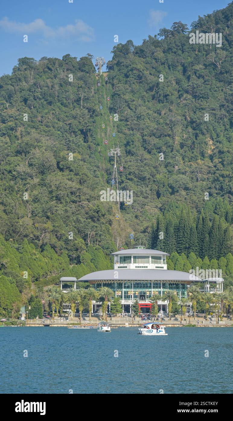 Seilbahn, Ita Thao, Sonne-Mond-See, Yuchi Township, Nantou County ...
