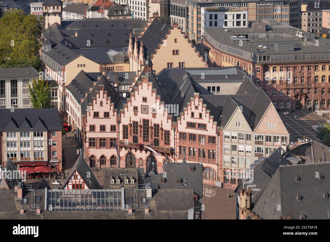 Germany, Hesse, Frankfurt, Altstadt Old Town, Romerberg square with ...