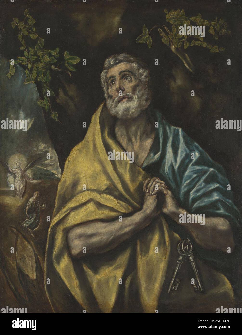 Tears of St. Peter, 1590s. Additional Info: In this painting the ...