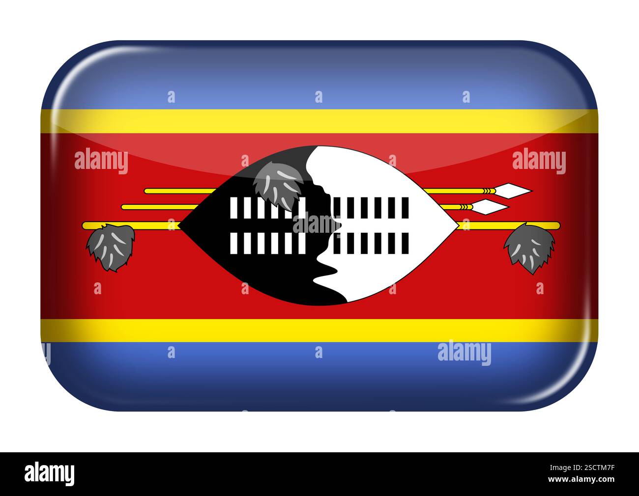 Swaziland flag location map hi-res stock photography and images - Alamy