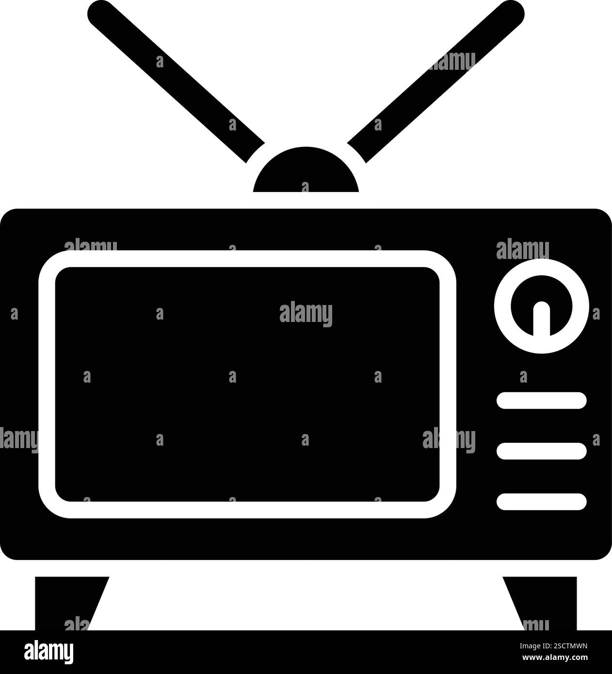 Tvs vector Black and White Stock Photos & Images - Alamy