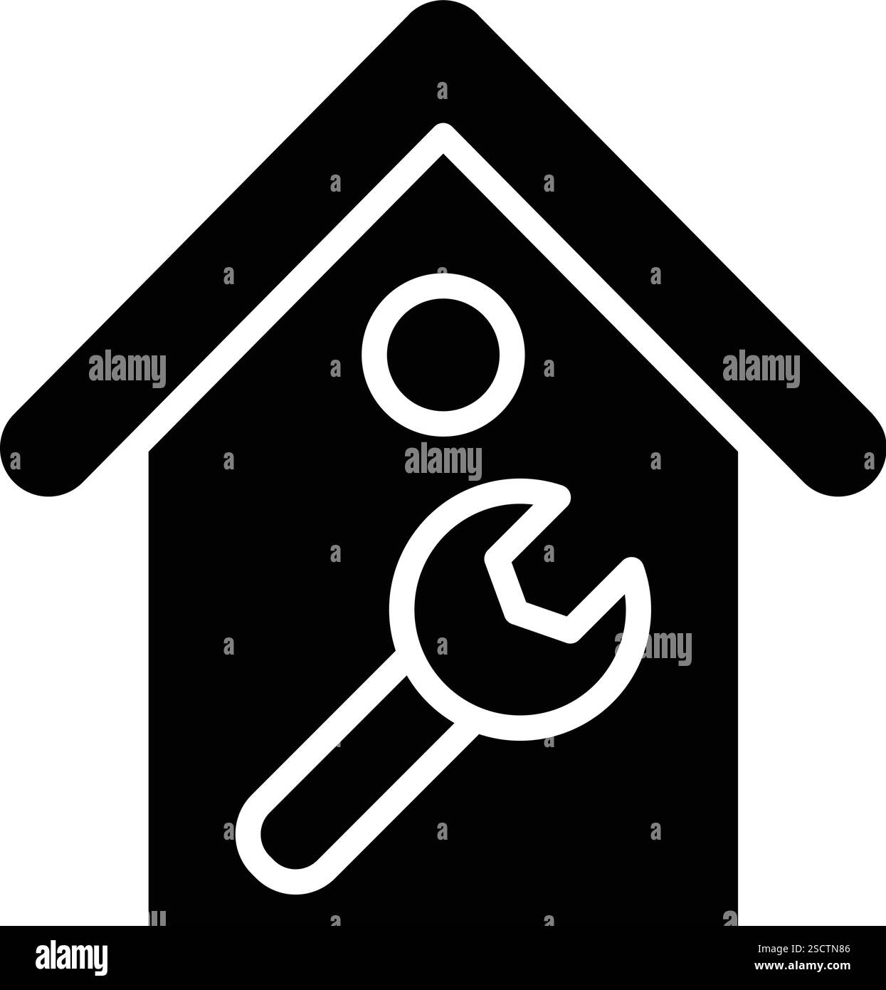 House maintenance icons Cut Out Stock Images & Pictures - Alamy