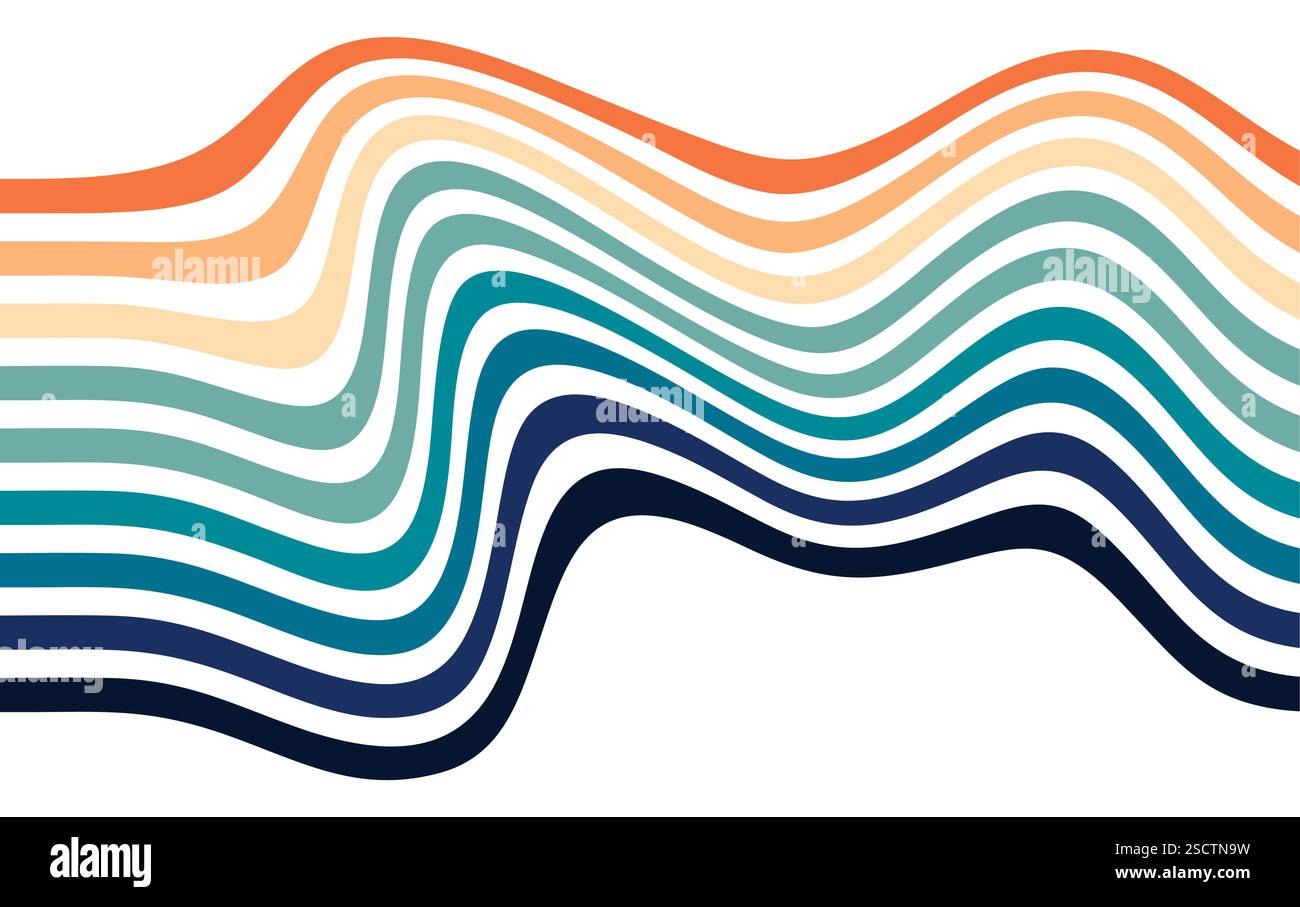 Trippy burst lines background. Psychedelic wavy stripes vector illustration Stock Vector Image ...