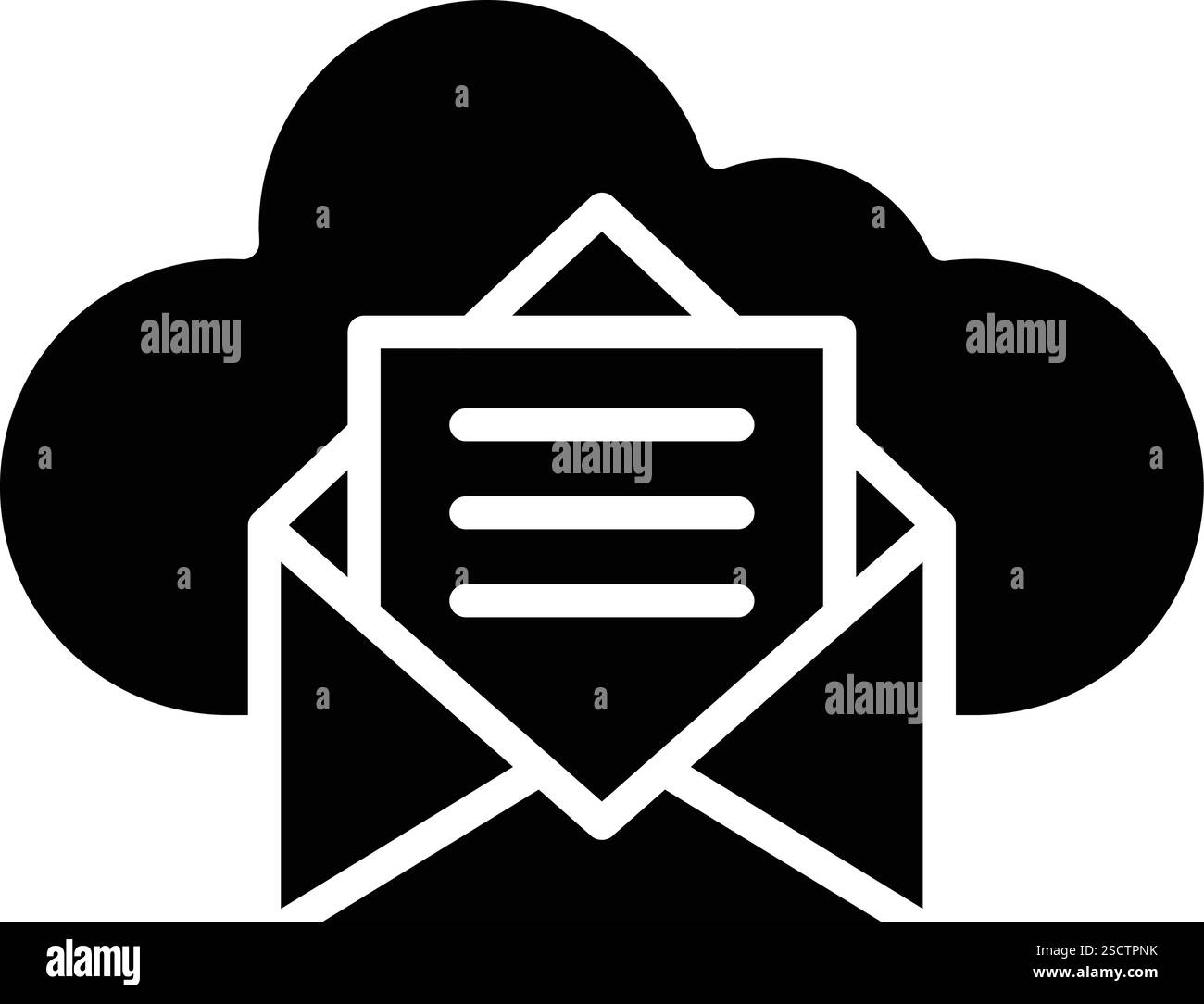 Icon message 3d Black and White Stock Photos & Images - Alamy