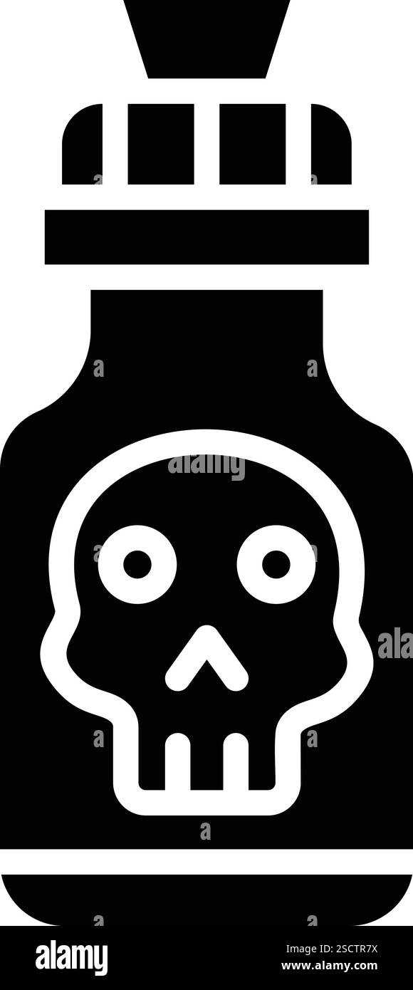 Poison bottle design Black and White Stock Photos & Images - Alamy