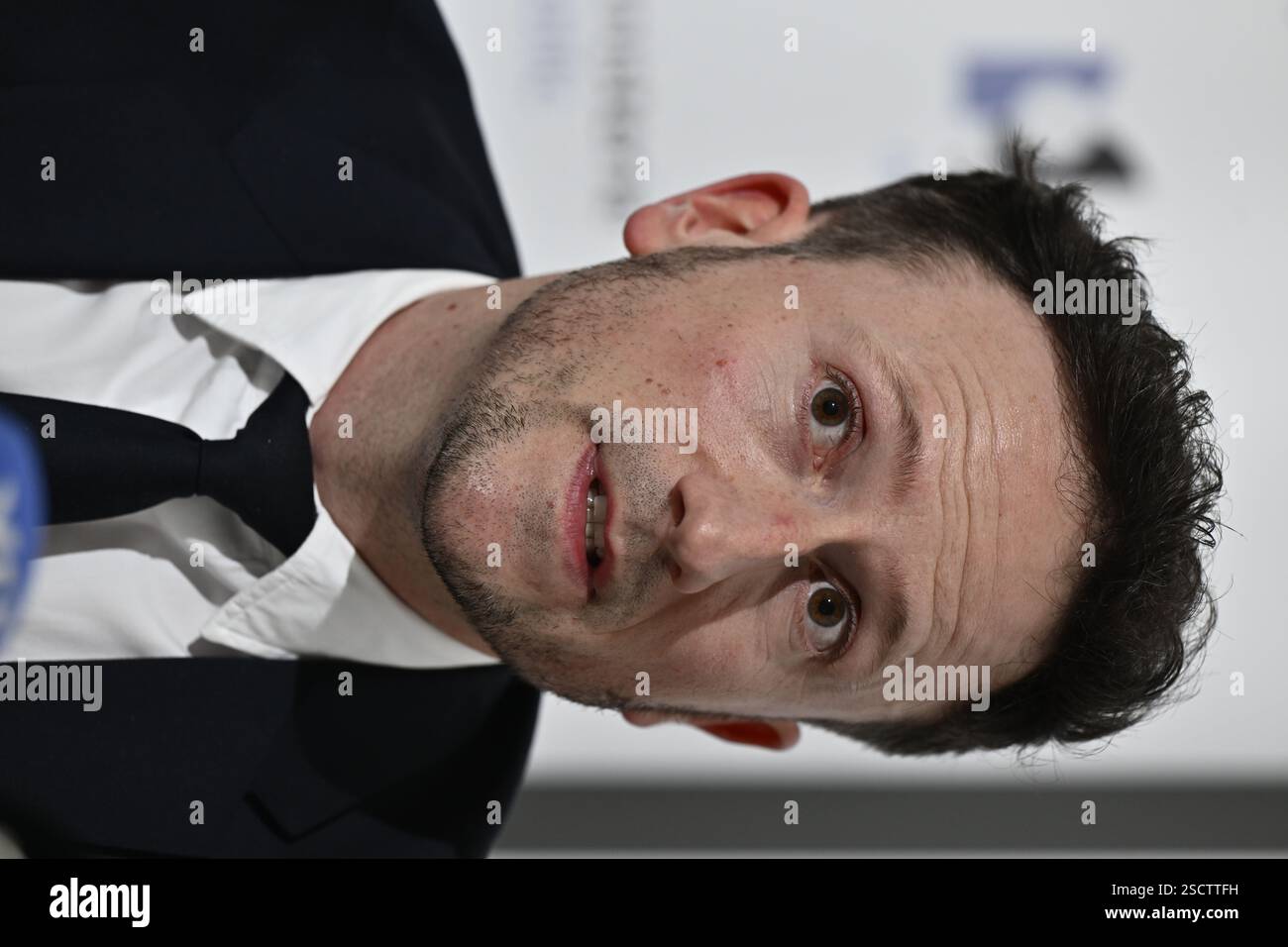 Brussels' King's Prosecutor Julien Moinil pictured during a press ...