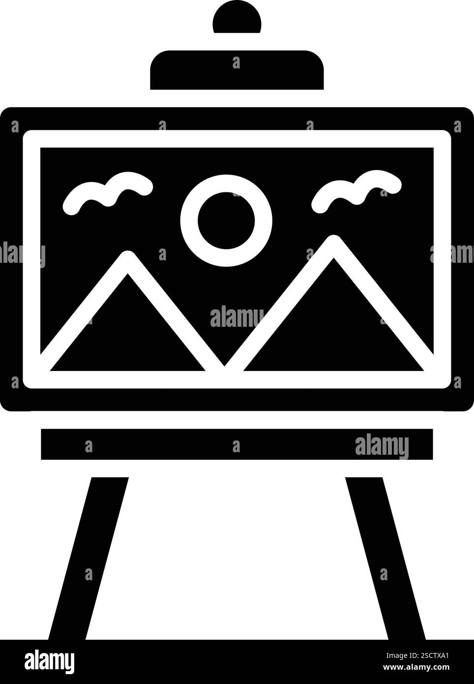 Painting Vector Icon Design Illustration Stock Vector Image & Art - Alamy