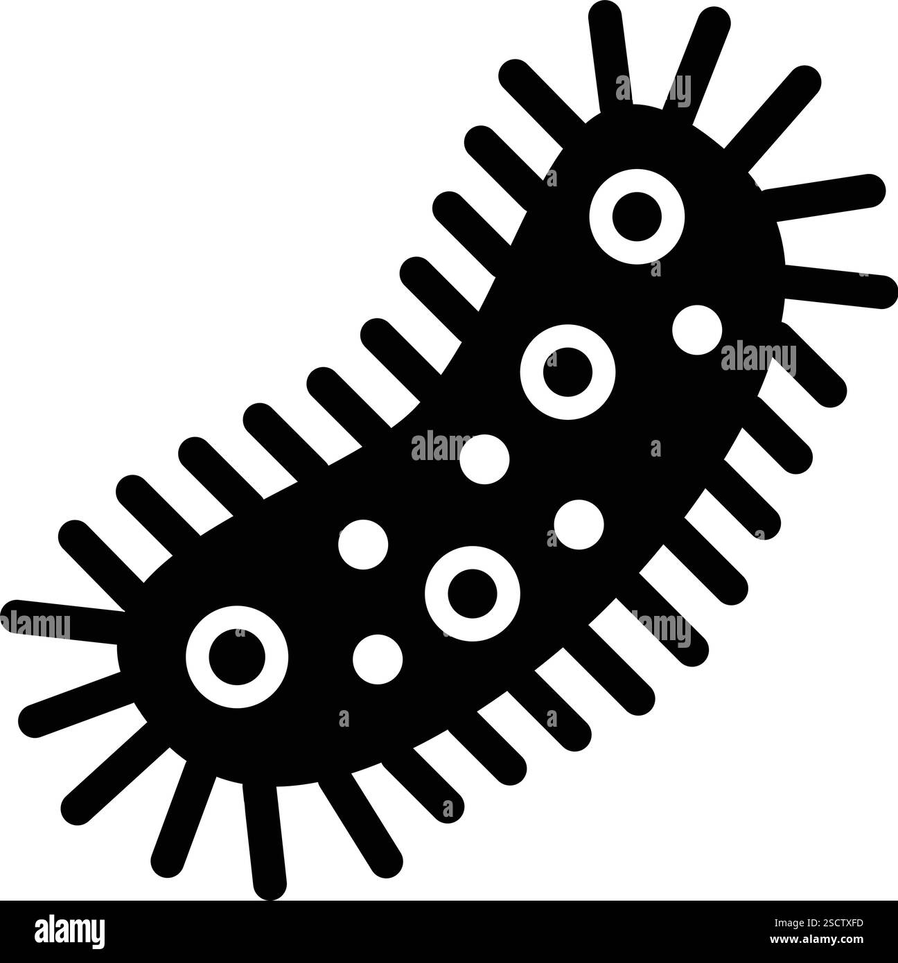 Bacteria logo Black and White Stock Photos & Images - Alamy