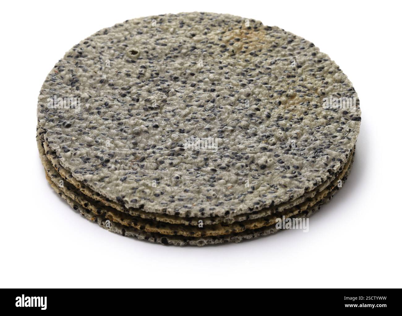 banh da me den, black sesame rice crackers, Vietnamese food Stock Photo ...