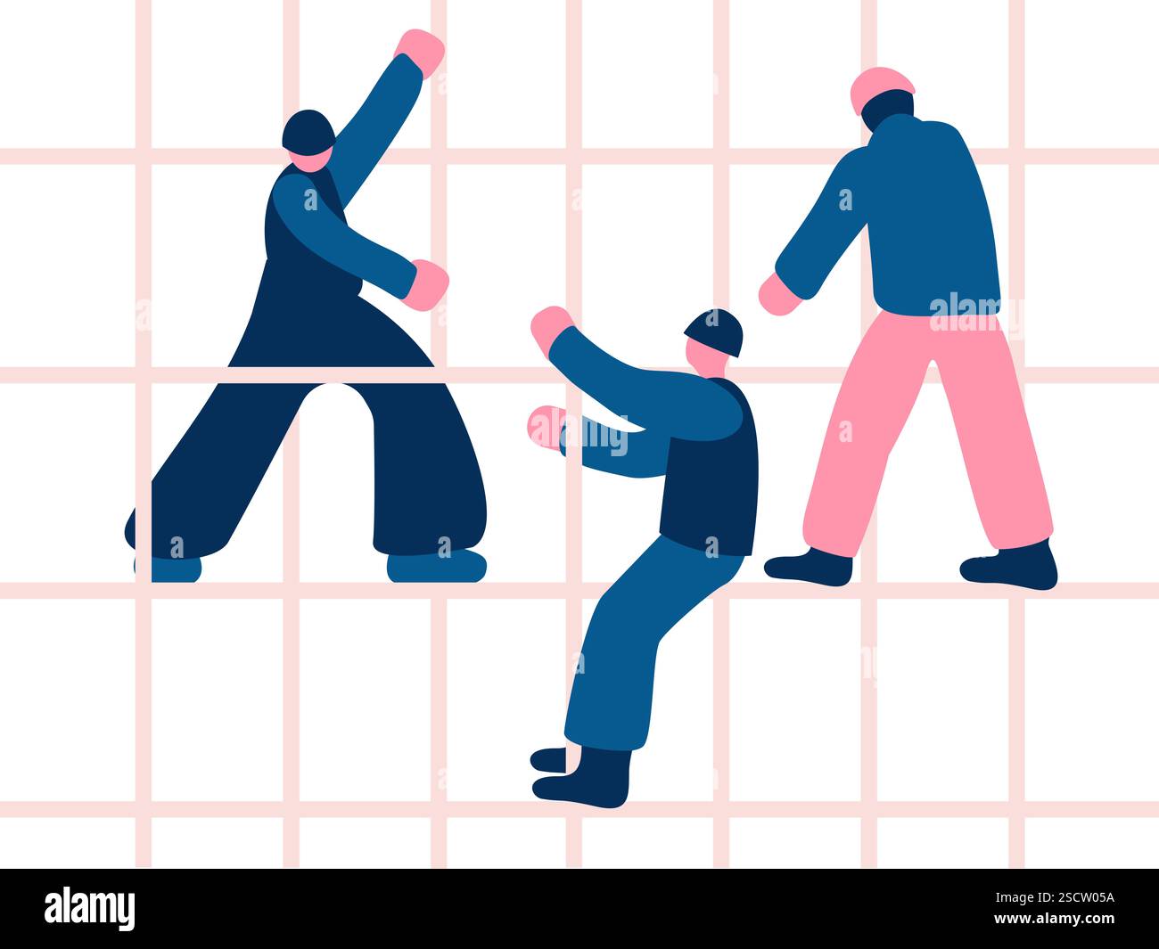 Construction workers. A construction crew is doing building work Stock ...