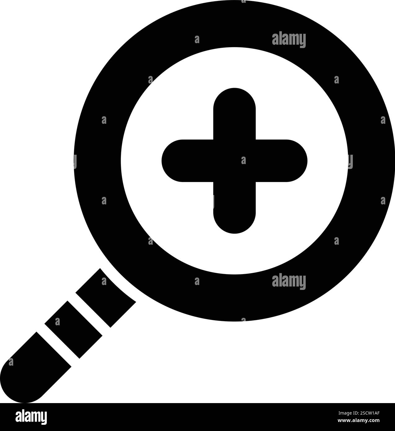 Flat zoom in icons Cut Out Stock Images & Pictures - Alamy