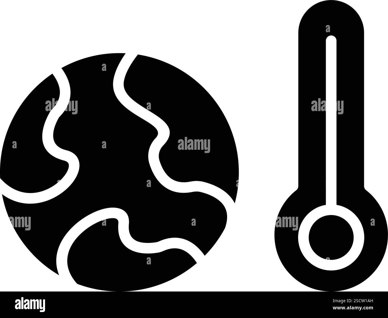 Climate change Vector Icon Design Illustration Stock Vector Image & Art ...