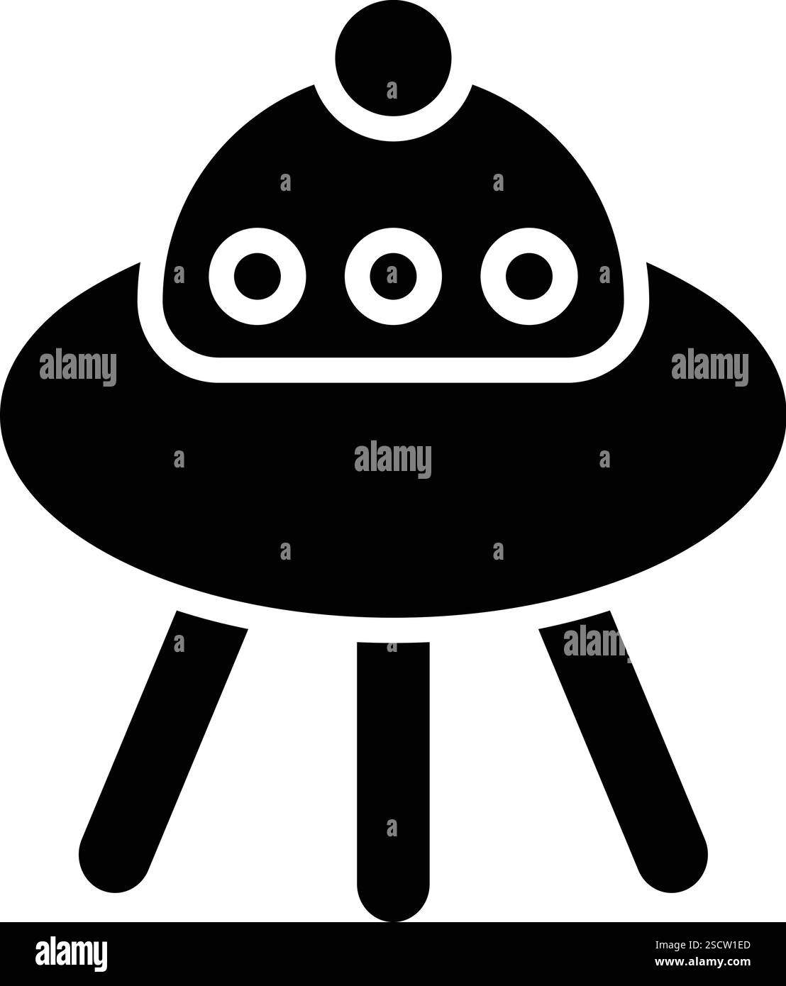 Ufo Vector Icon Design Illustration Stock Vector Image & Art - Alamy