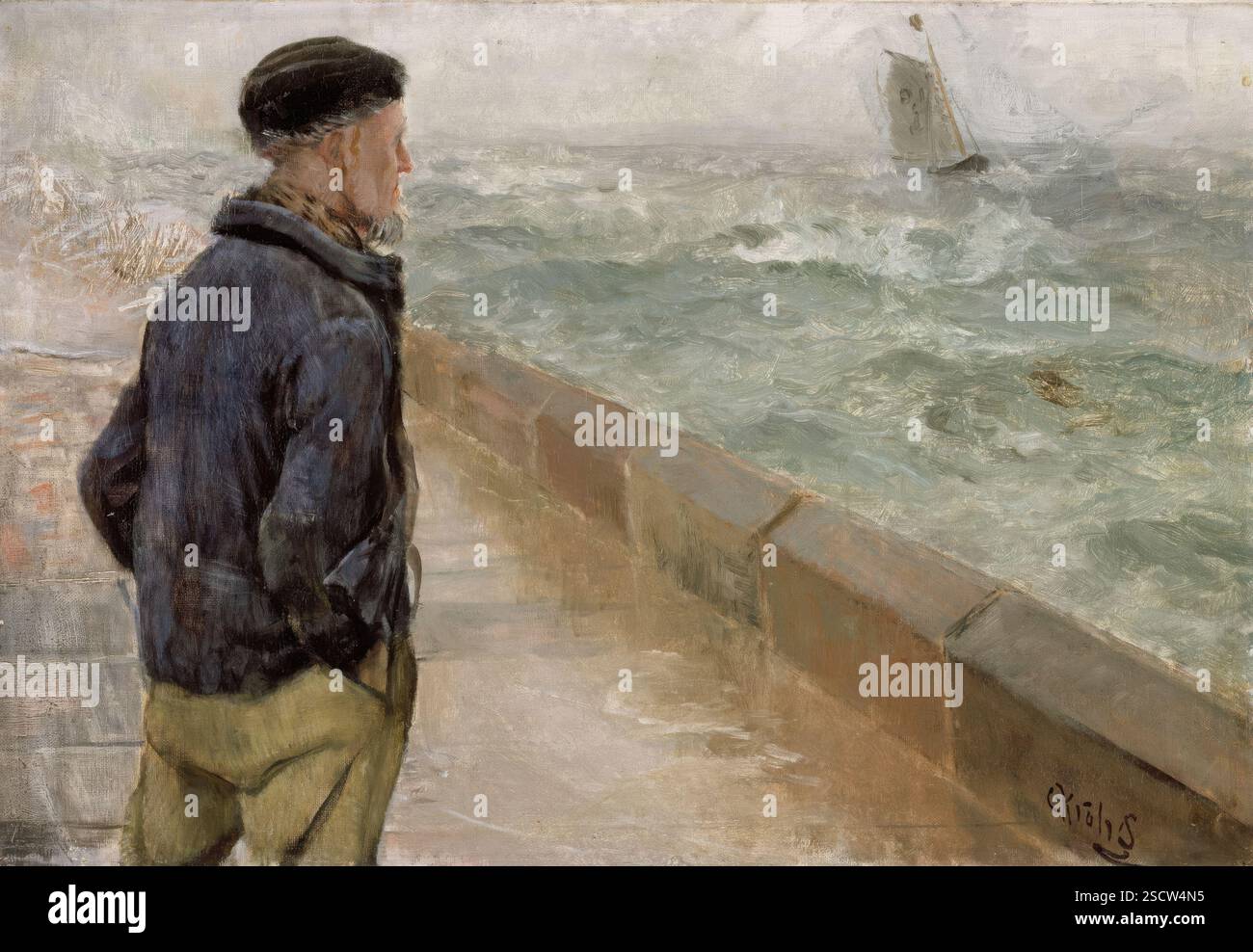 A French Sailor, 1897 Stock Photo - Alamy