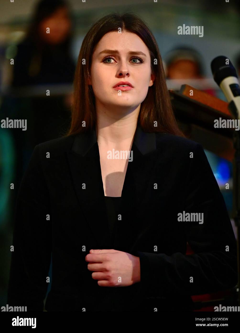 LONDON, UK. 7th Feb, 2025. Angelina Dorlin-Barlow, mezzo soprano ...