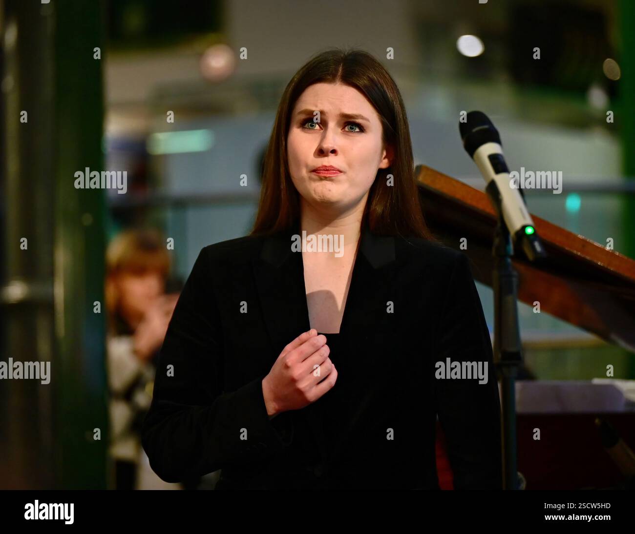 LONDON, UK. 7th Feb, 2025. Angelina Dorlin-Barlow, mezzo soprano ...