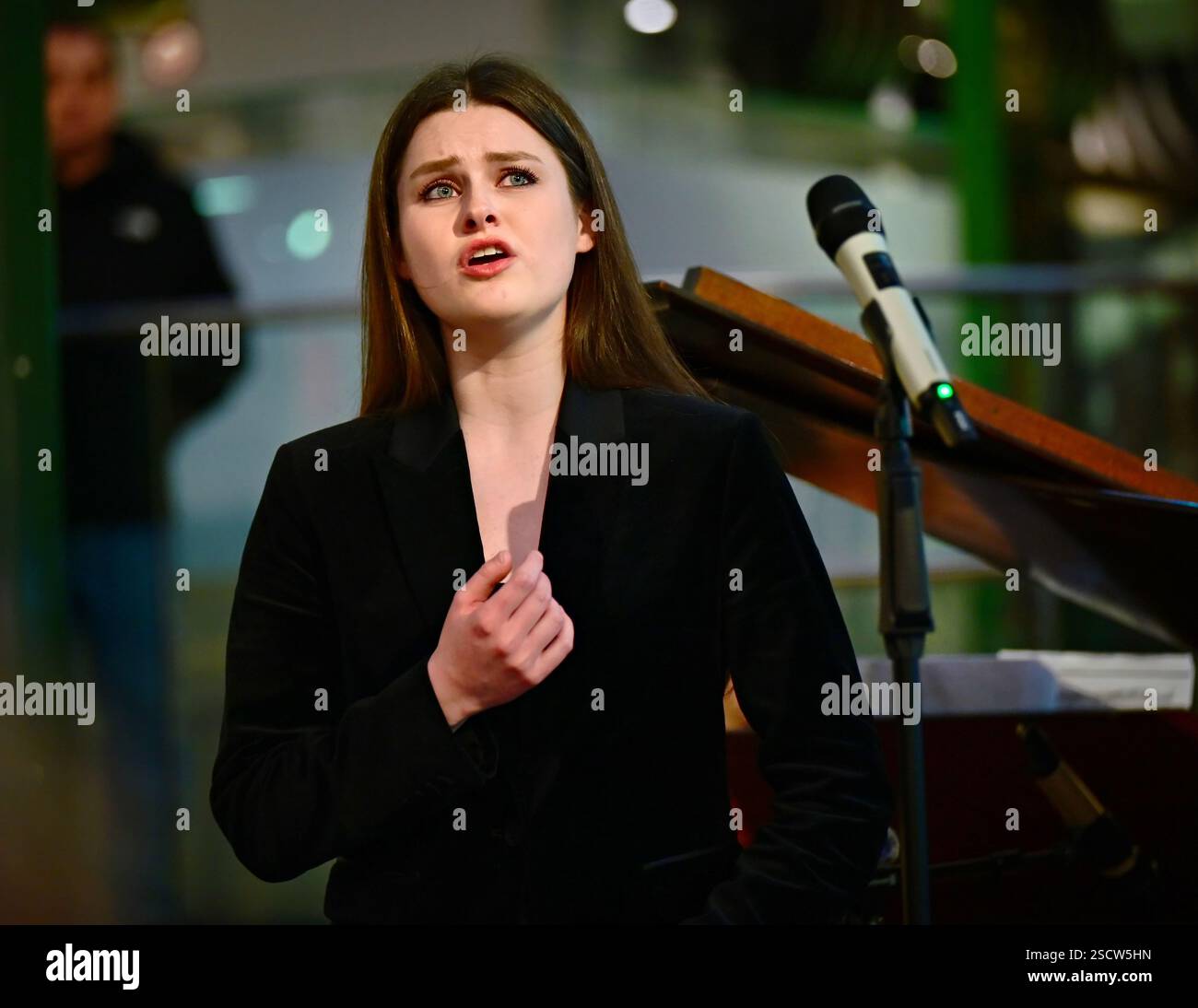 LONDON, UK. 7th Feb, 2025. Angelina Dorlin-Barlow, mezzo soprano ...