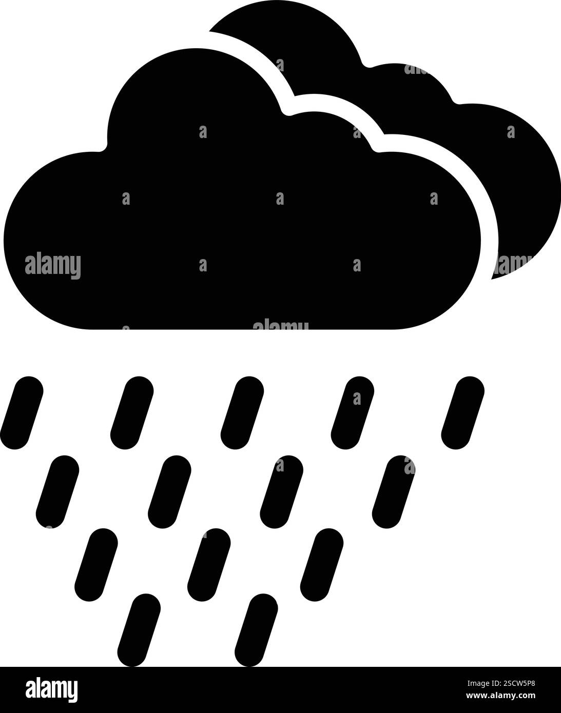 Rain Vector Icon Design Illustration Stock Vector Image & Art - Alamy