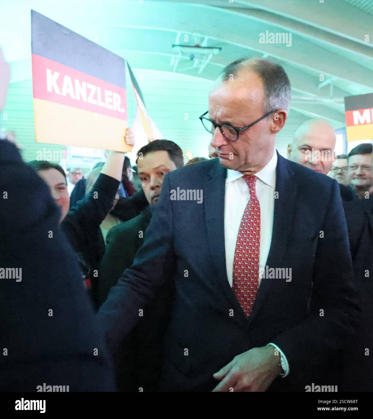BundestagswahlKampf CDU 07.02.2025, Germany, Rheinland-Pfalz, Stromberg ...