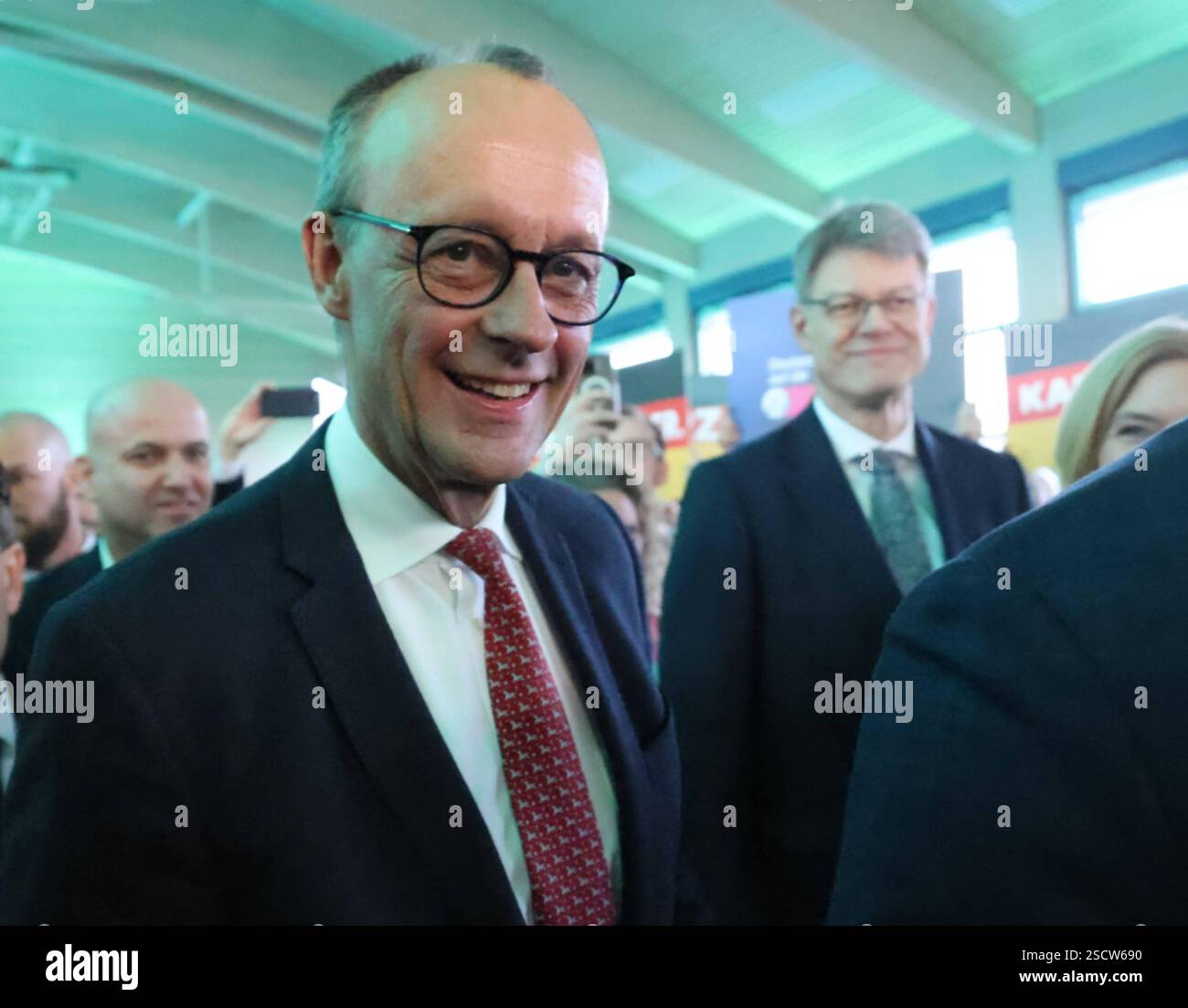 BundestagswahlKampf CDU 07.02.2025, Germany, Rheinland-Pfalz, Stromberg ...