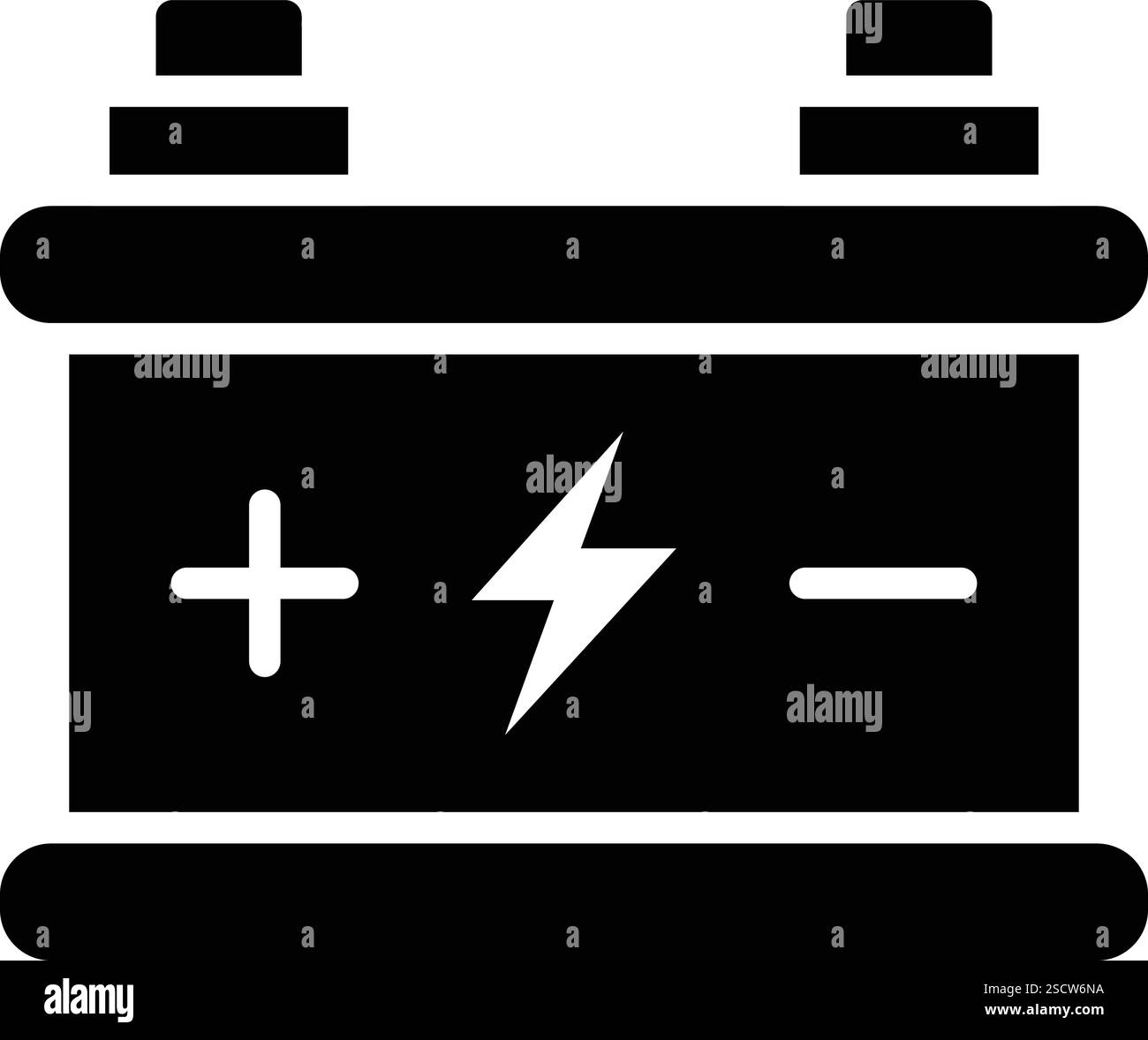 Car battery Vector Icon Design Illustration Stock Vector Image & Art ...