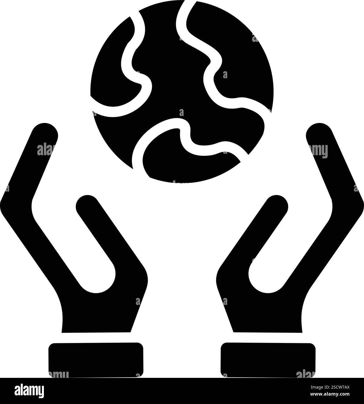 Save the World Vector Icon Design Illustration Stock Vector Image & Art ...