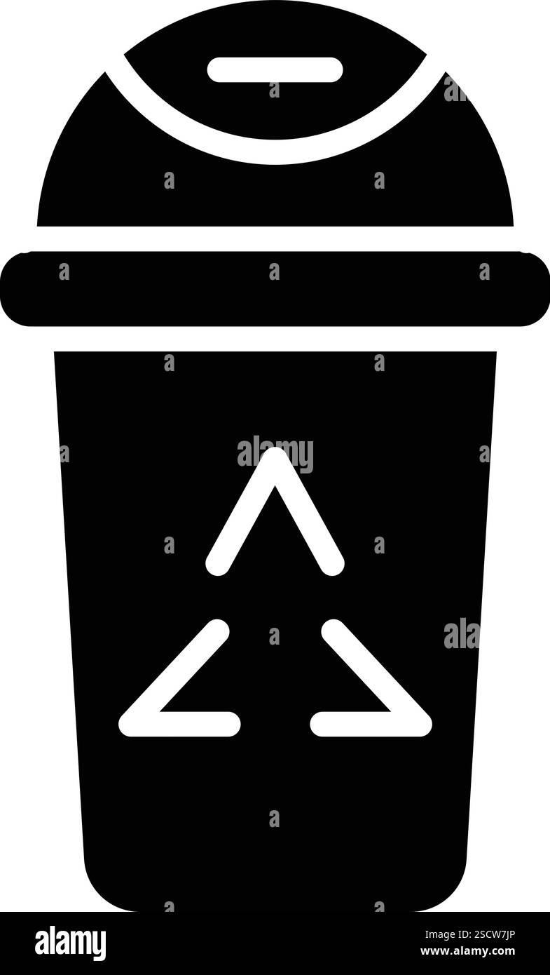 Recycle pack icon flat Cut Out Stock Images & Pictures - Alamy