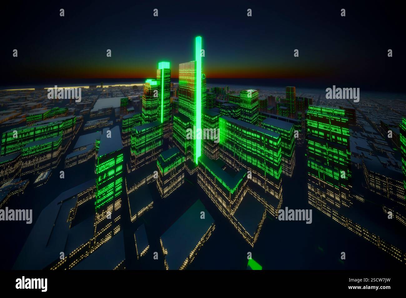 CGI-rendered Philly skyline. William Penn's "Green Country Towne ...