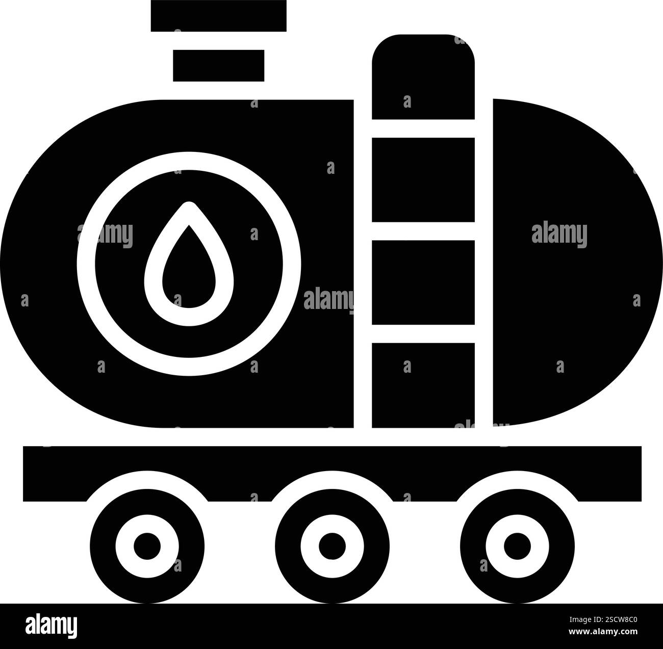 Tank wagon Vector Icon Design Illustration Stock Vector Image & Art - Alamy