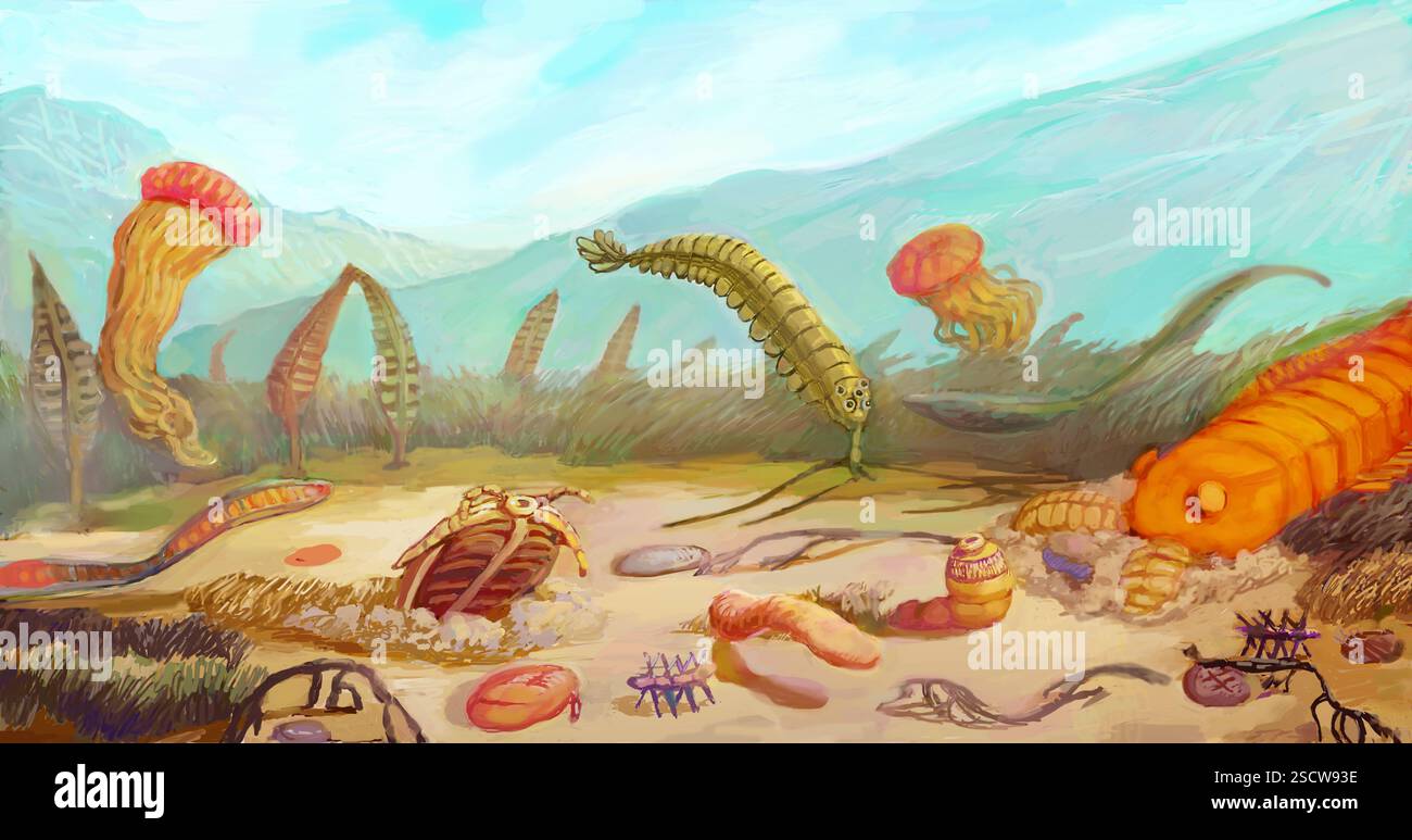 Burgess Shale is a fossil formation containing remarkably detailed ...