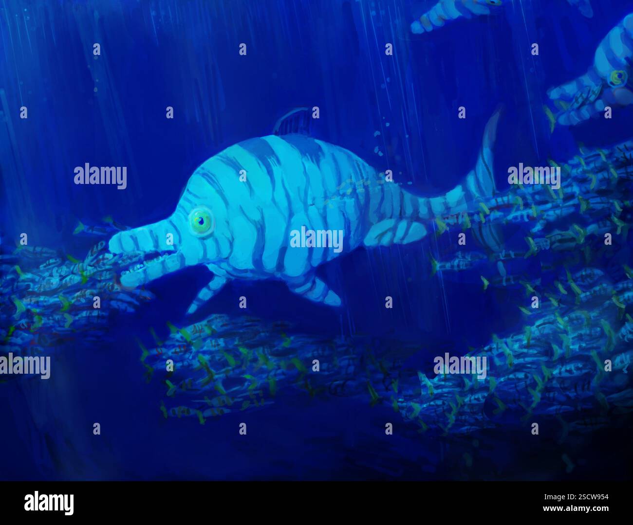 Ichthyosaurus is an extinct marine reptile from the early Jurassic and ...