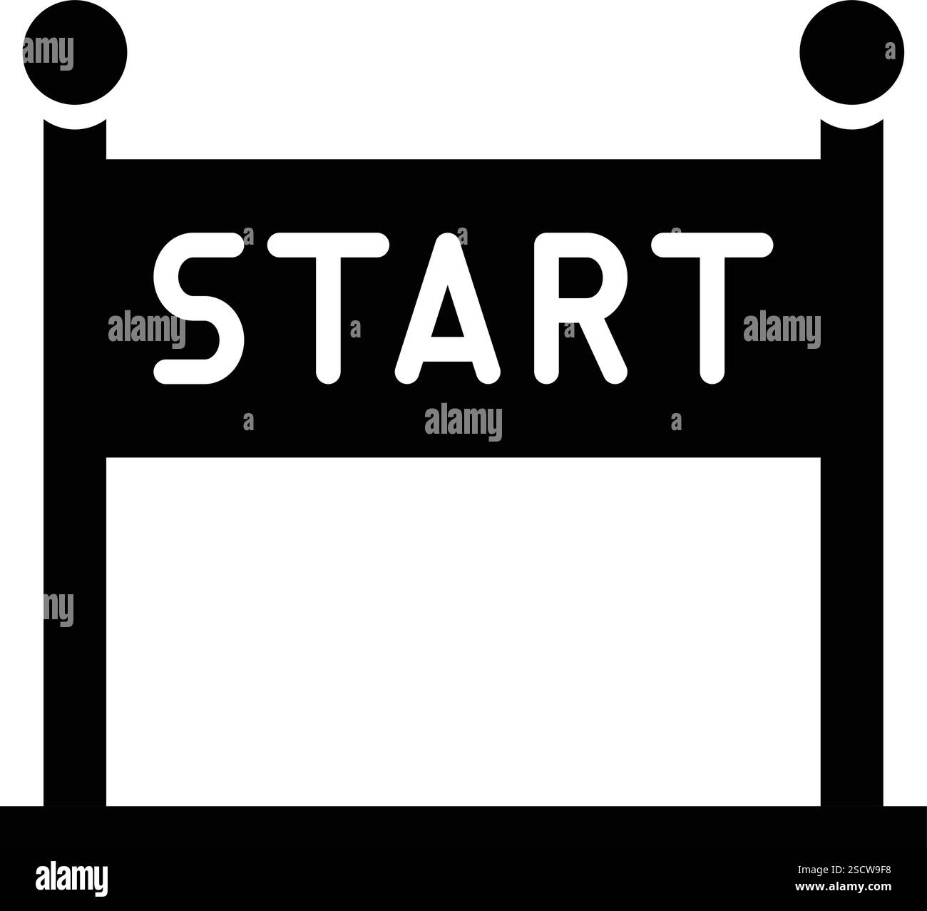 Start line vector vectors Black and White Stock Photos & Images - Alamy