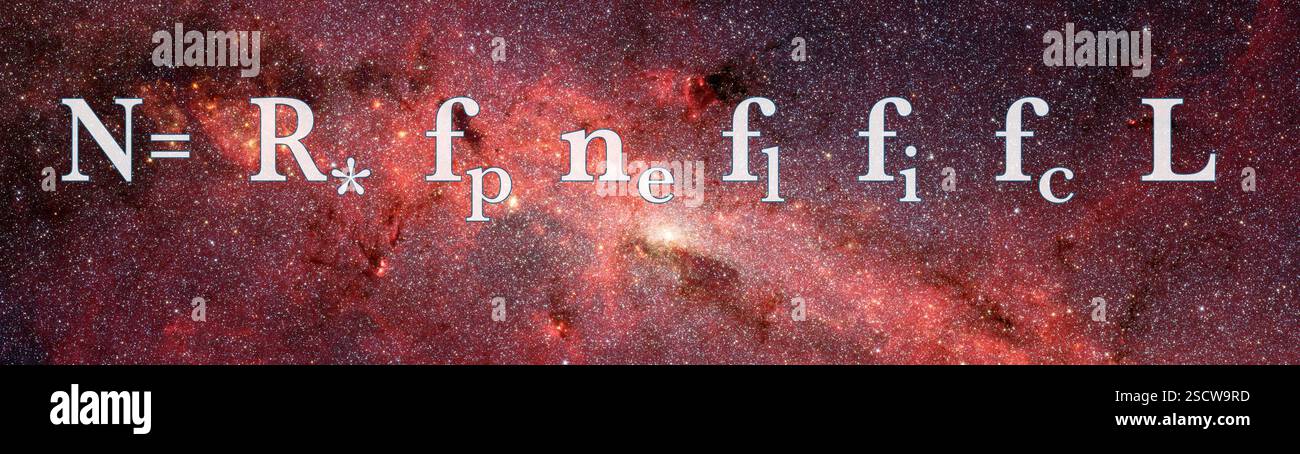 The Drake Equation Stock Photo - Alamy