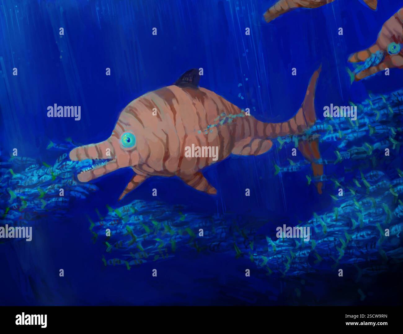 Ichthyosaurus is an extinct marine reptile from the early Jurassic and ...