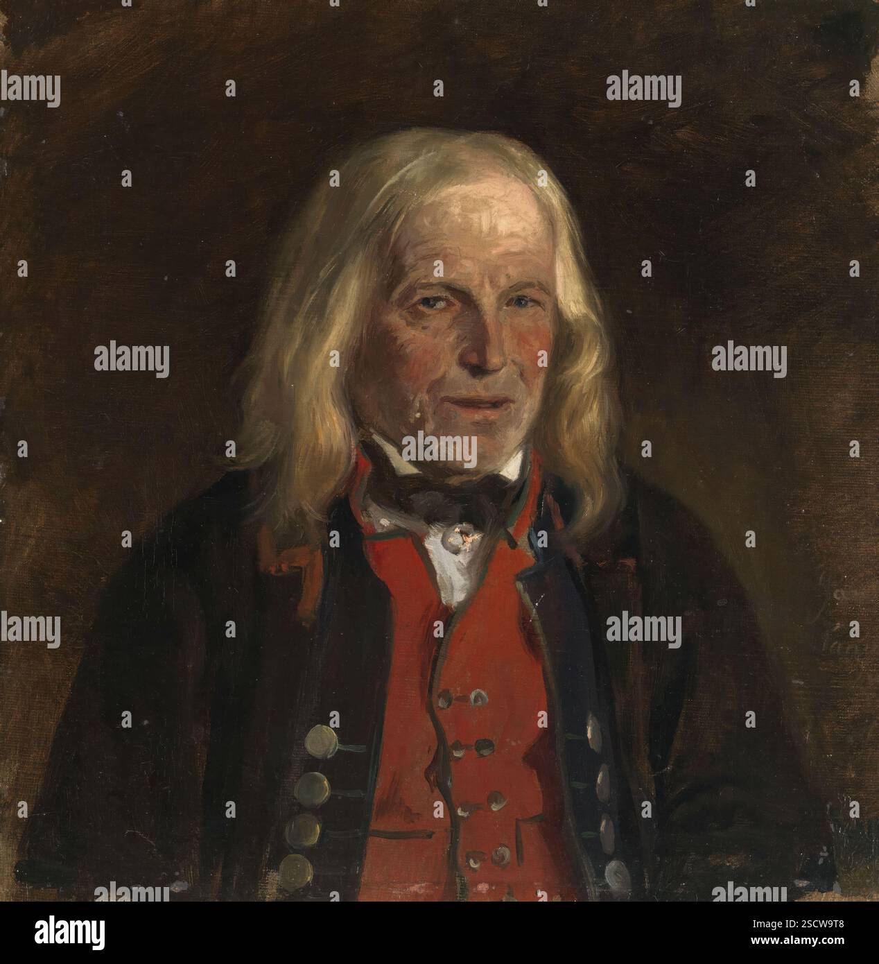 Portrait Study of the Farmer Jan Sandve[?], probably 1871 Stock Photo ...