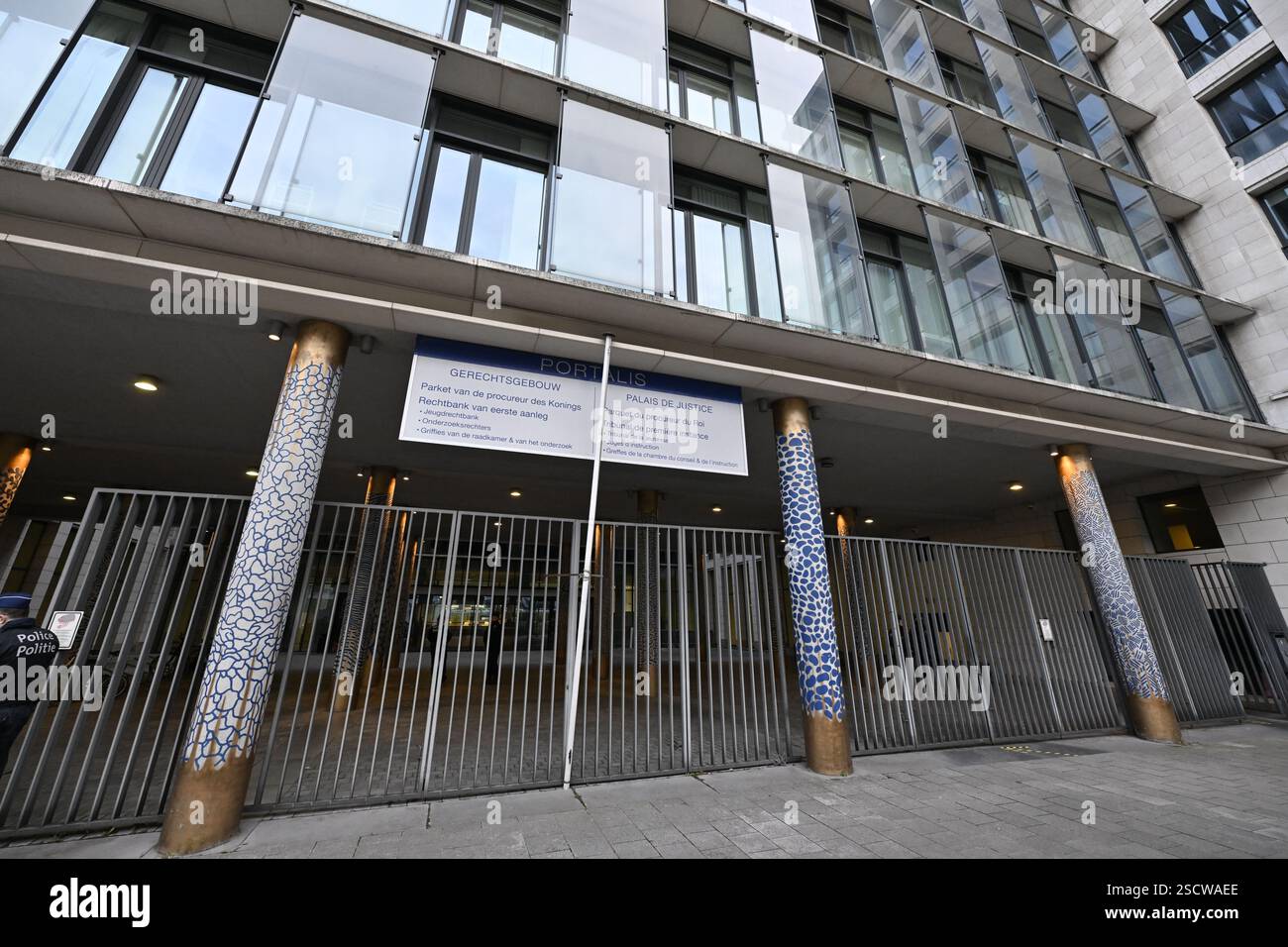 Brussels, Belgium. 07th Feb, 2025. Pictures shows the Portalis building ...