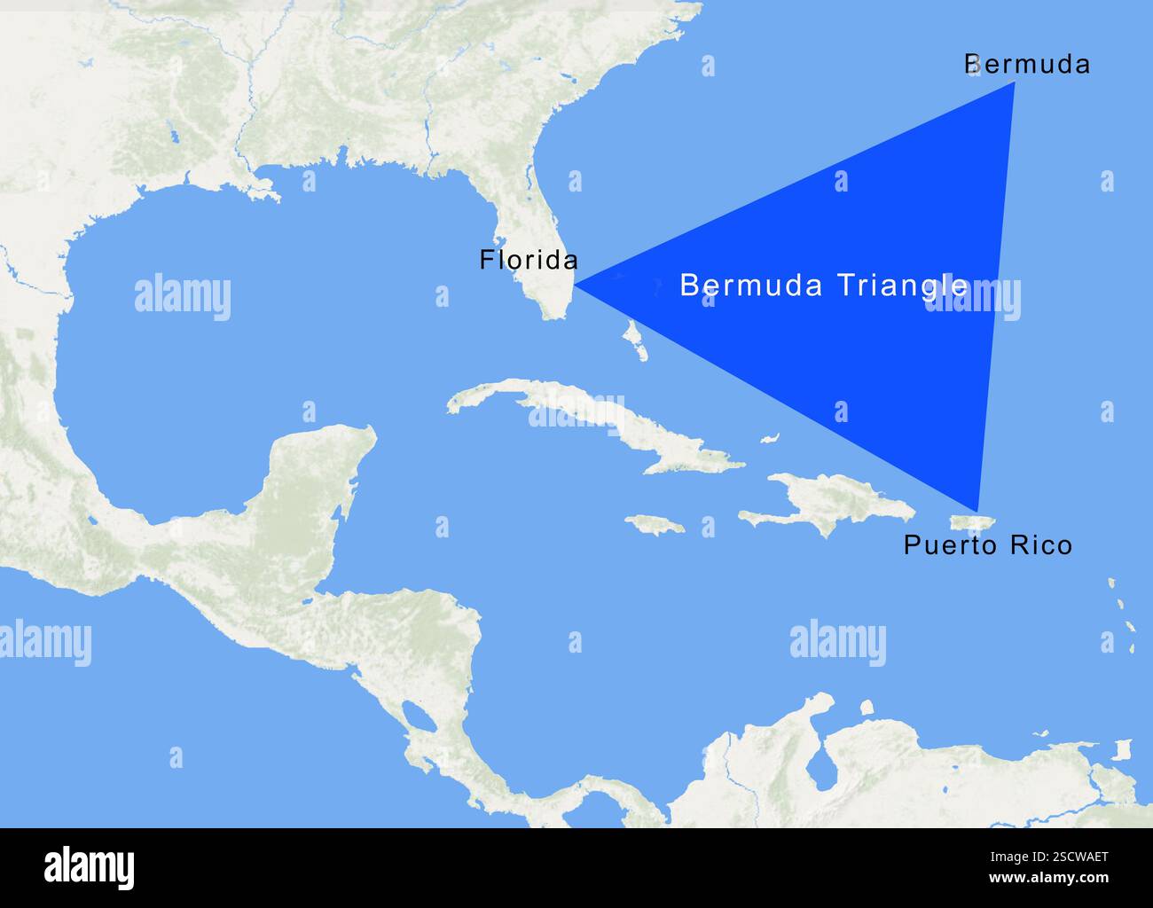 The Bermuda Triangle, also known as the Devil's Triangle, is an urban ...